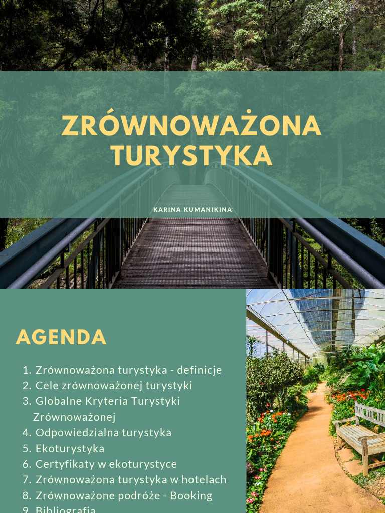 Zrównoważona Turystyka | PDF