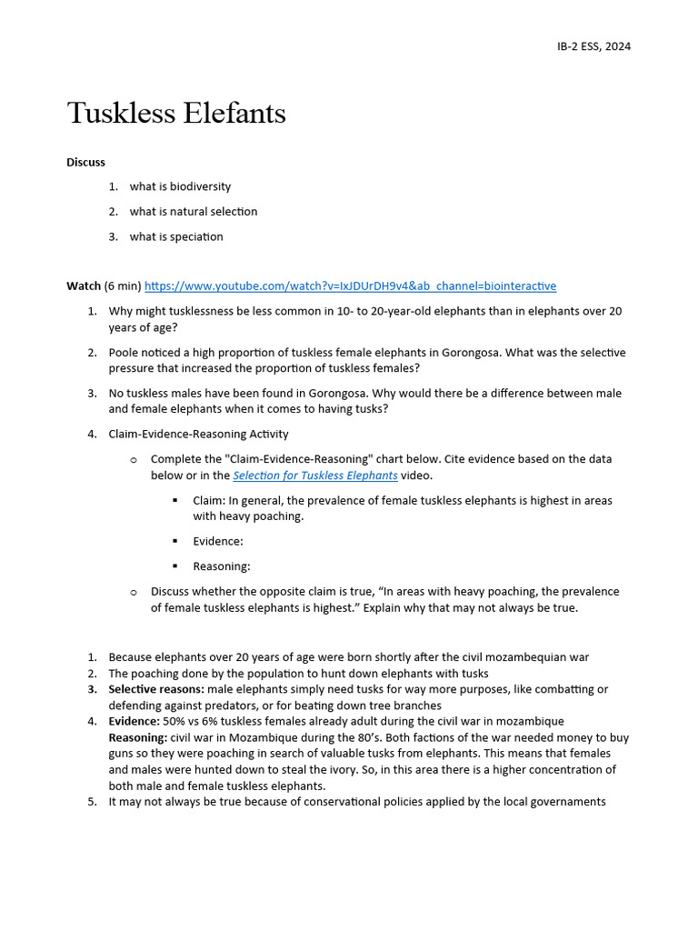 Tuskless Elefants | Download Free PDF | Elephant