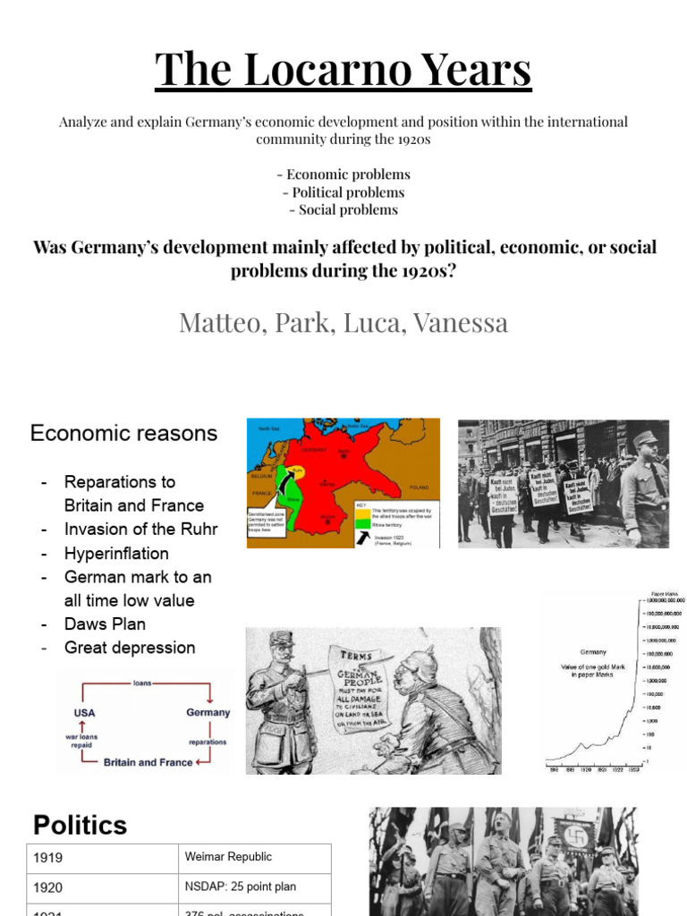 1920s Germany | PDF | Weimar Republic | Foreign Relations Of Germany