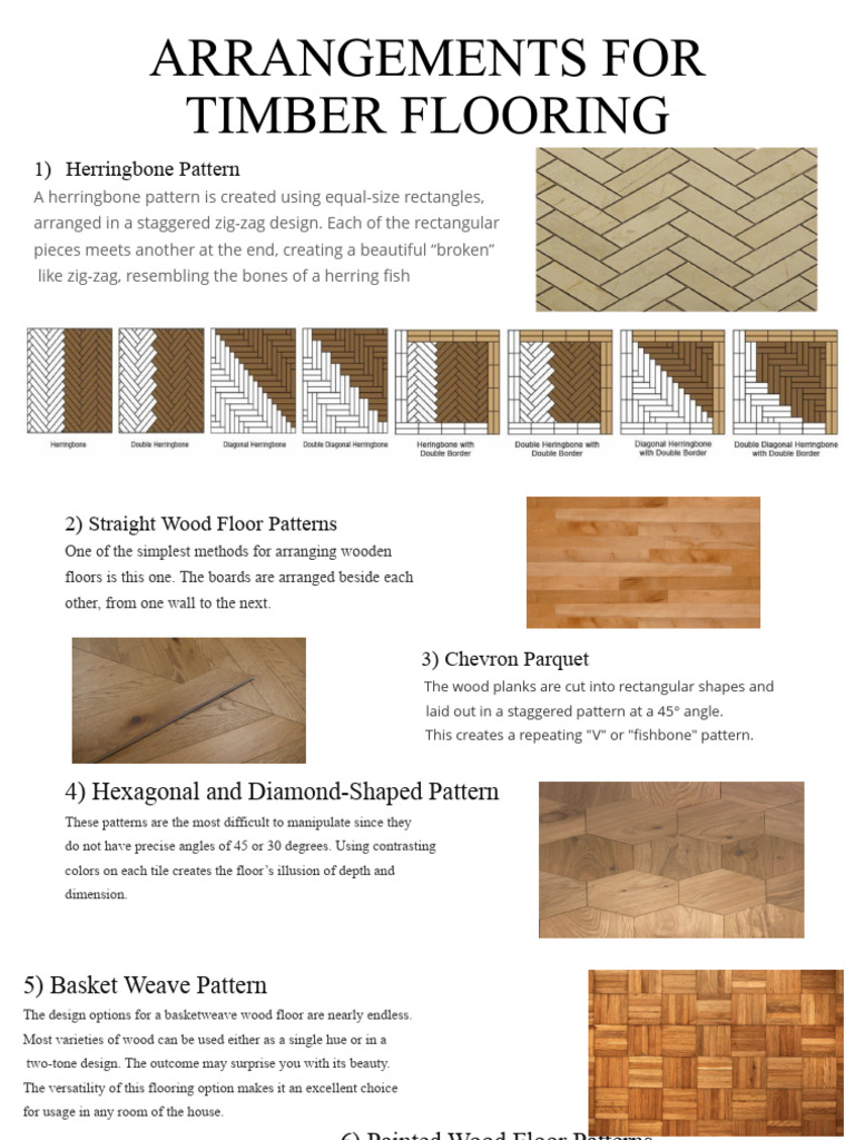 Arrangements For Timber Flooring | PDF | Flooring | Wood