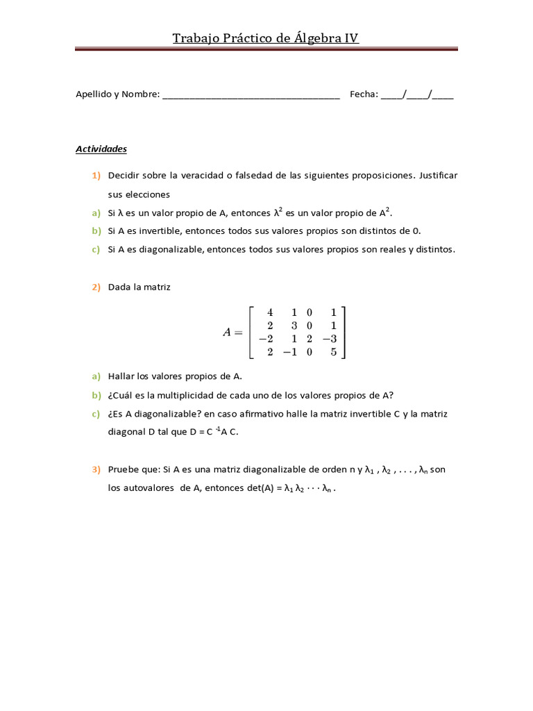 TP Álgebra-Iv | PDF