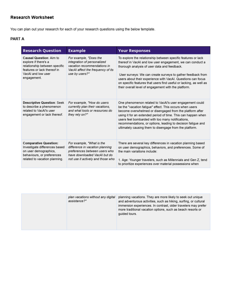 ALX AiCE Research Worksheet | PDF | Mental Health | Adolescence