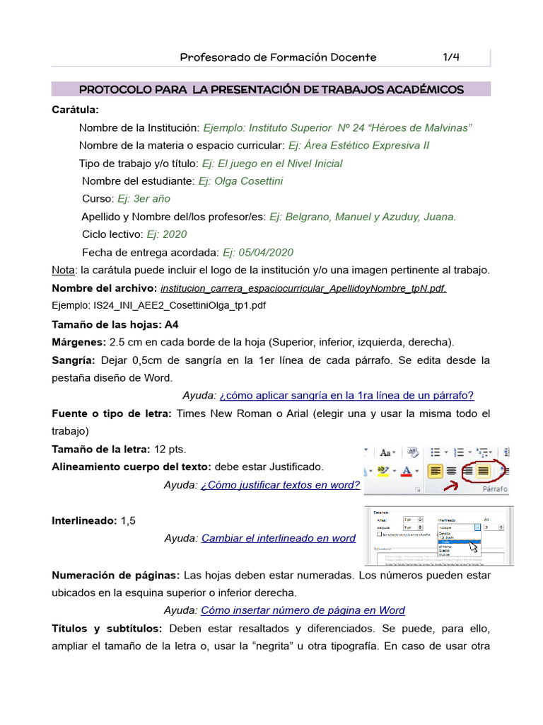 Protocolo para La Entrega de Trabajos Academicos - Nivel Superior | PDF | Estilo apa | Bibliografía