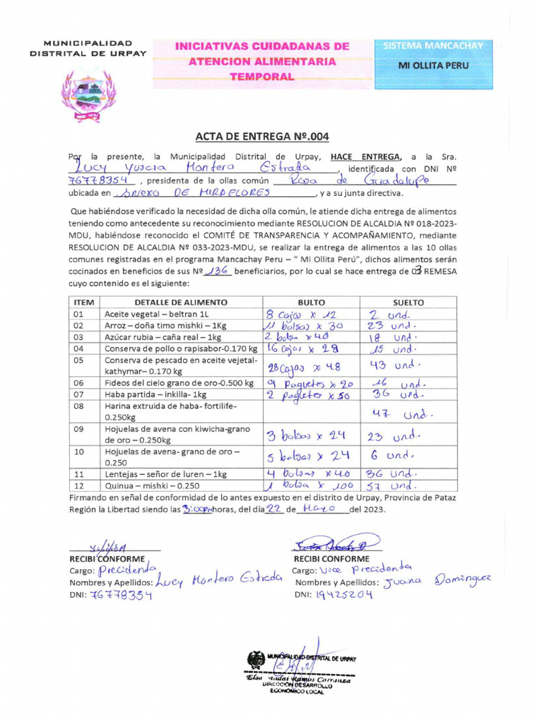 3ra Entrega Mayo | PDF