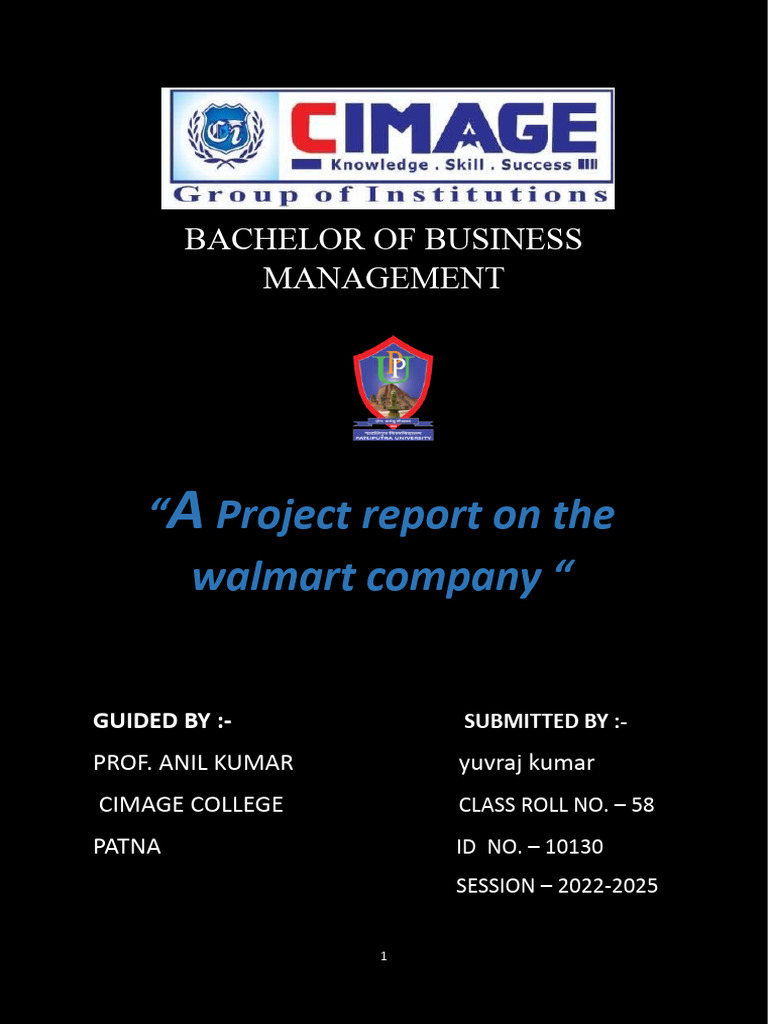 walmart bbm project | PDF | Walmart | Retail