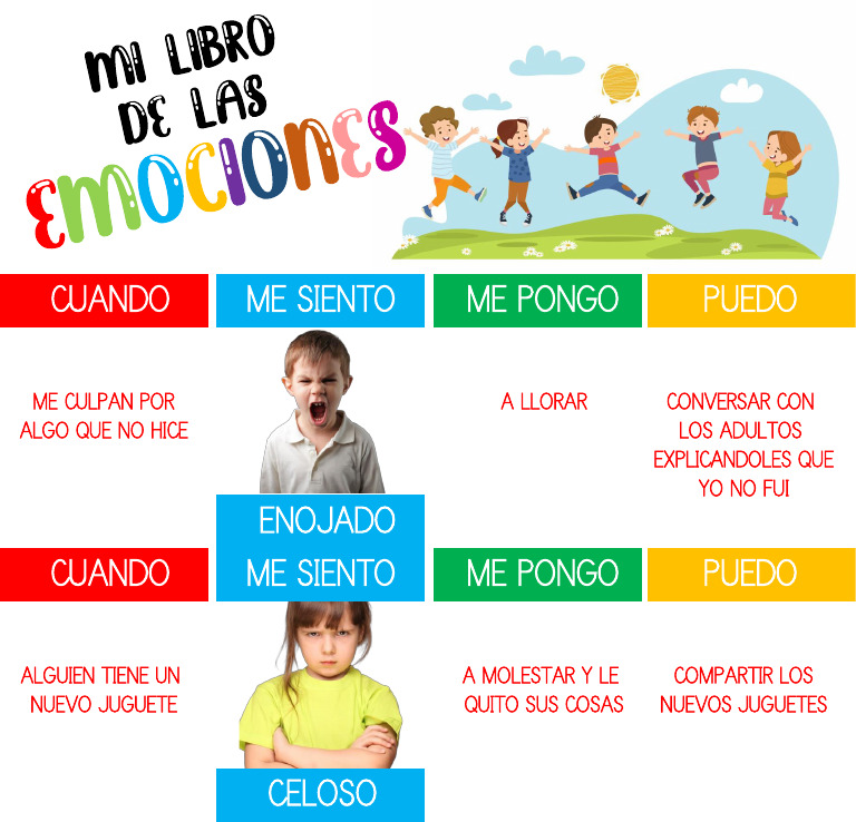 Mi Libro de Las Emociones | PDF | Relaciones personales, crianza y ...