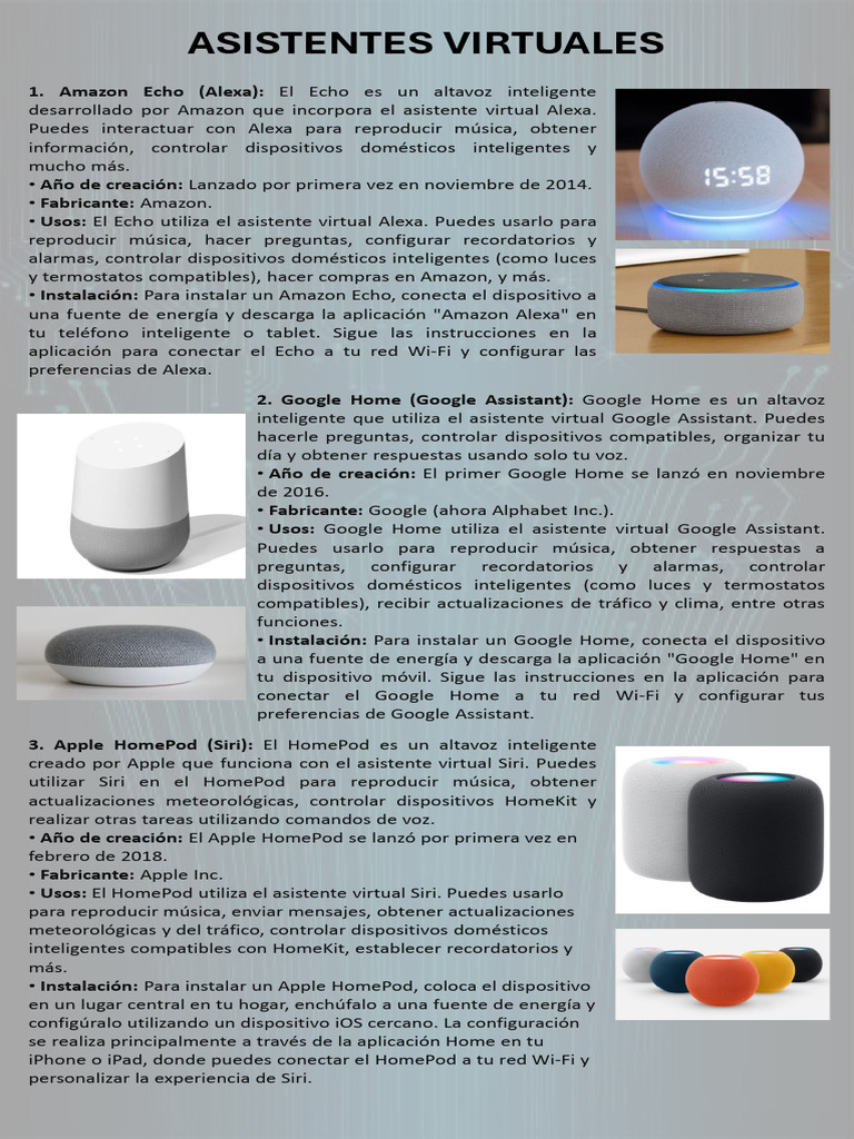 Asistentes Virtuales | PDF | Siri | Software