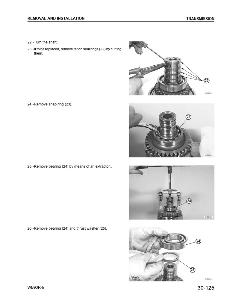 Komatsu 4 | PDF | Manual Transmission | Bearing (Mechanical)