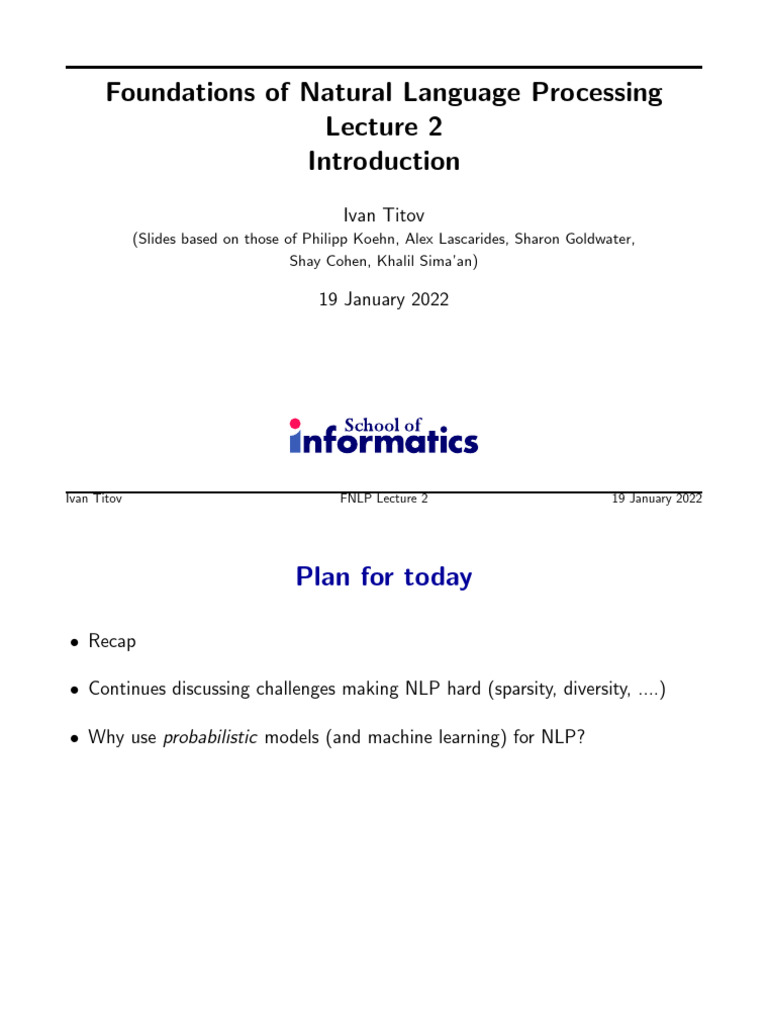 02 Slides | PDF | Parsing | Cognitive Science
