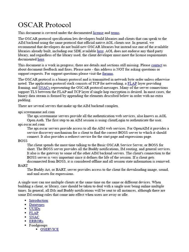 Full Description of The ICQ Protocol | PDF | String (Computer Science) | Transmission Control ...