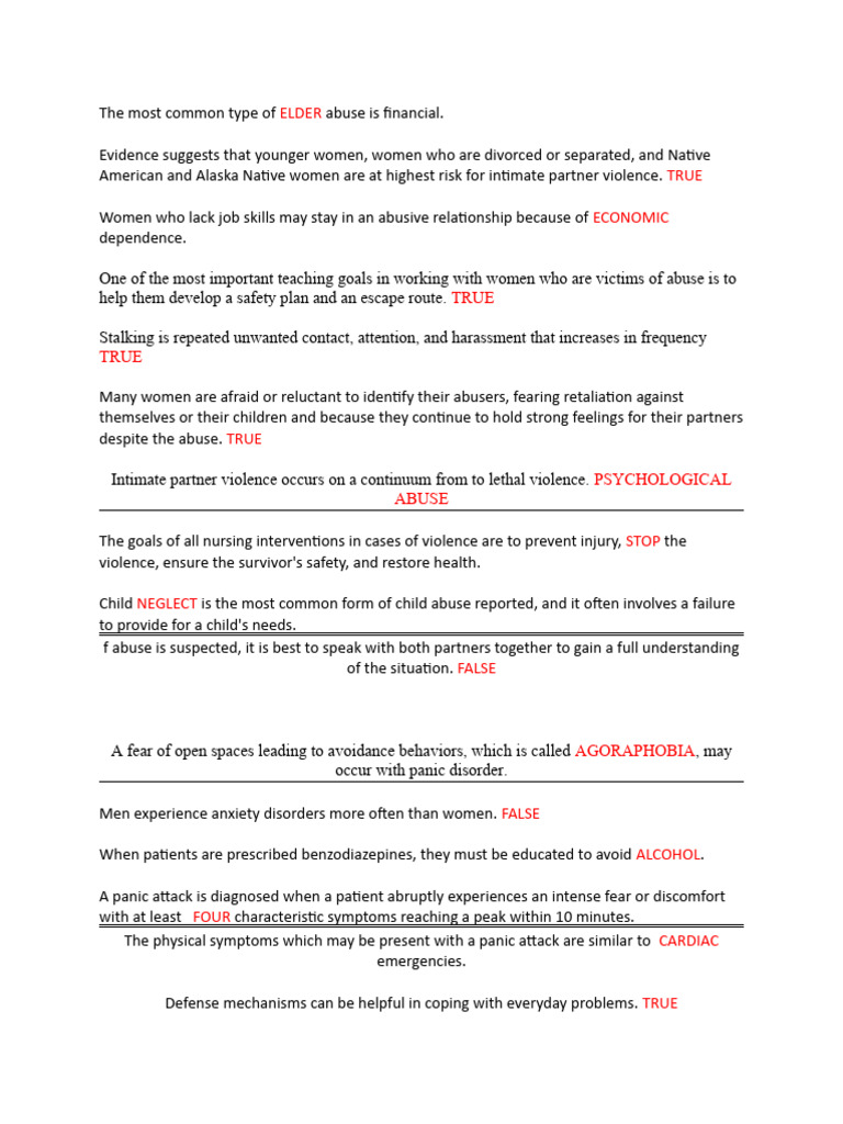 Blah Blah PT 3 | PDF | Psychological Trauma | Anxiety Disorder