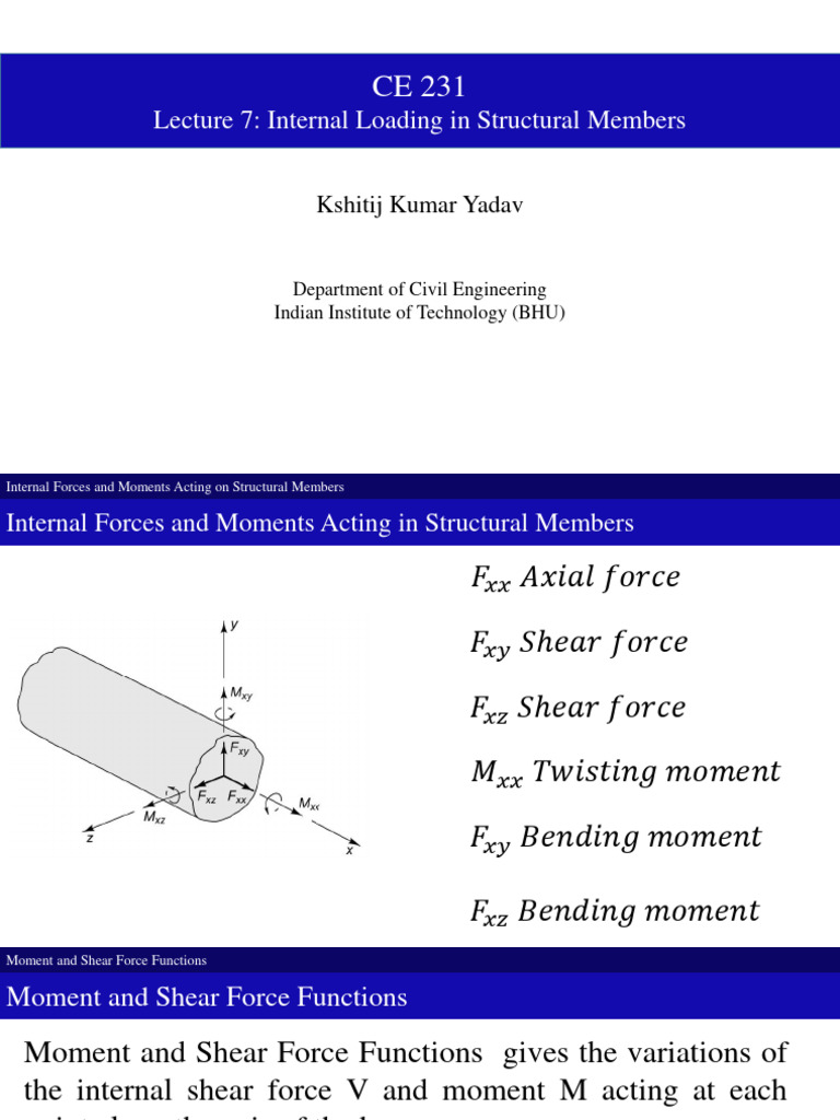 Structural Mechanics 1 Lecture7 | PDF