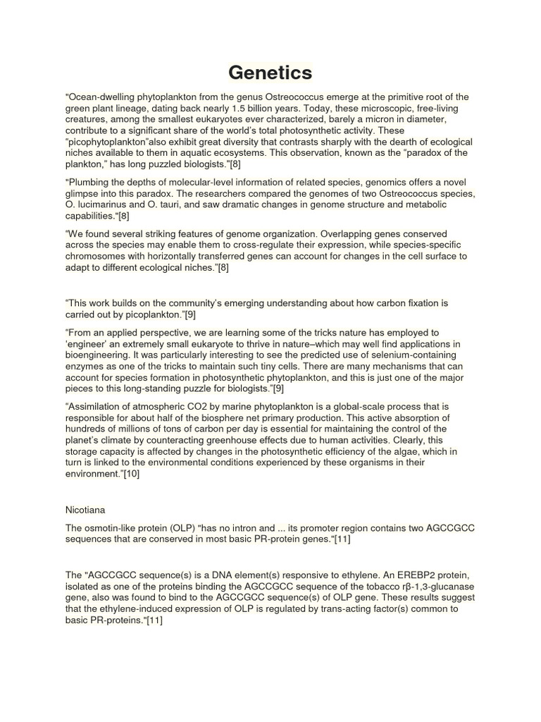 genetics | PDF | Gene | Transcription Factor