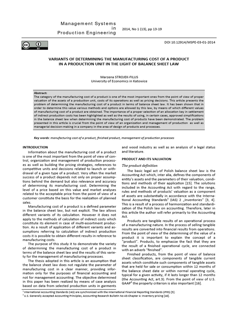 Variants_of_determining_the_manufac | PDF | International Financial ... Variants_of_determining_the_manufac | PDF | International Financial ...