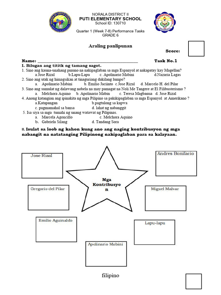 Q1 - Performance Task Week7-8 | PDF