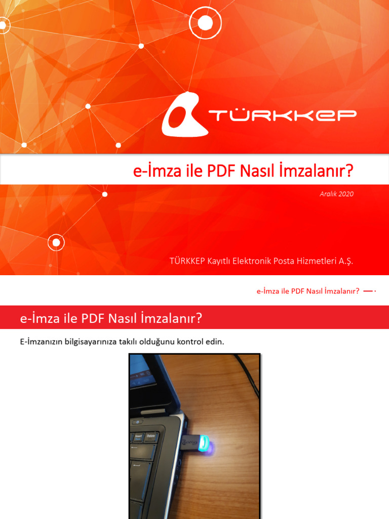 E Imza Ile PDF Nasil Imzalanir | PDF