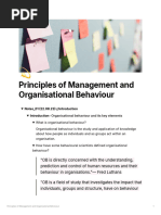 Principles and Practices of Management | PDF