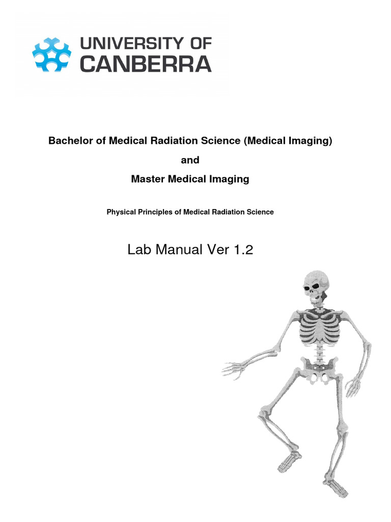 Physical Principles of MRS Lab Manual | PDF | Radiography | X Ray