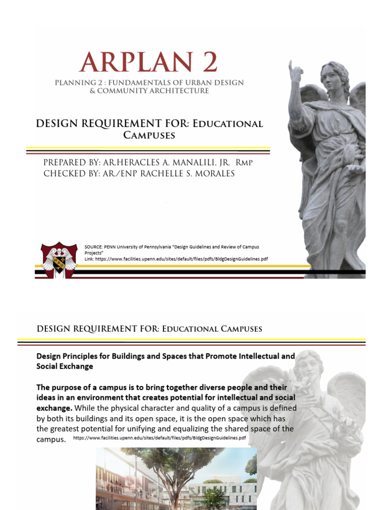 Educational Campus Design Guidelines | PDF | Space