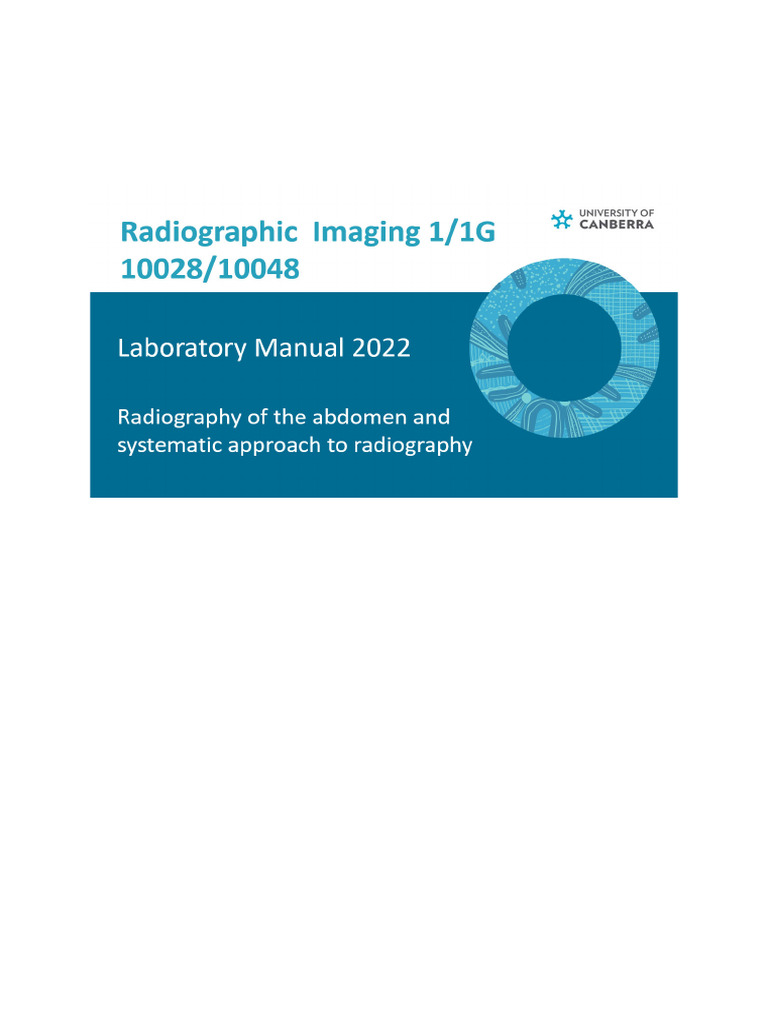 Week 2 Lab 3 Abdomen | PDF | Abdomen | Radiography