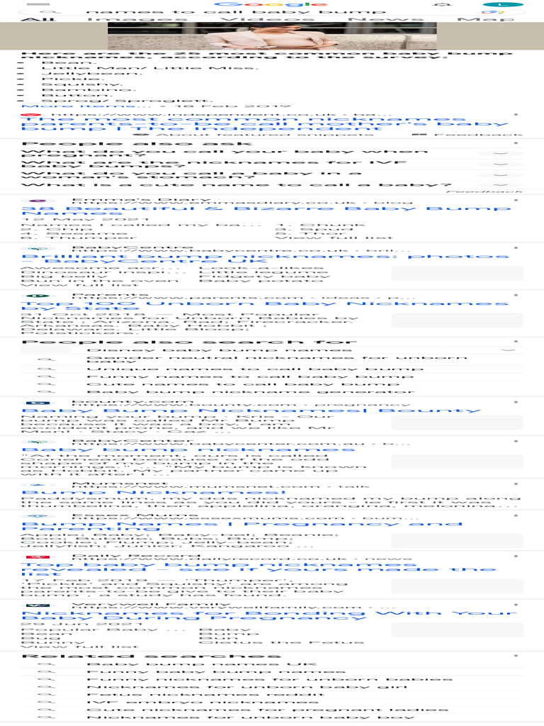 Names To Call Baby Bump - Google Search | PDF | Maternal Health ...