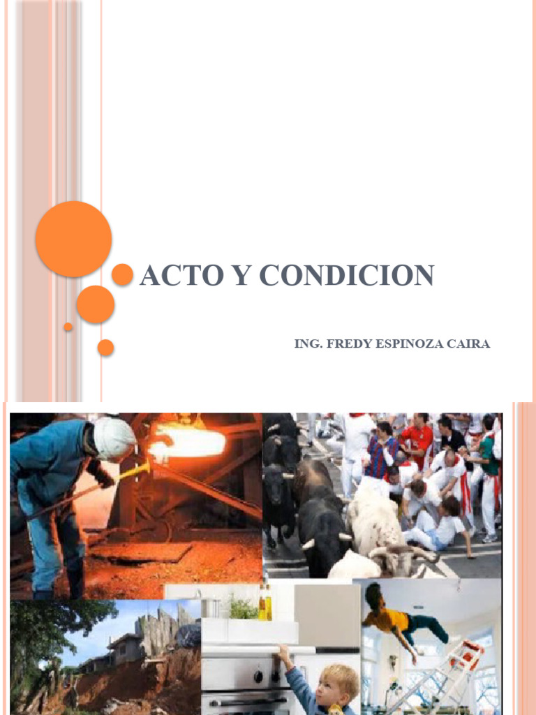 Seguridad Laboral: Actos y Condiciones Inseguras | PDF | Comportamiento ...