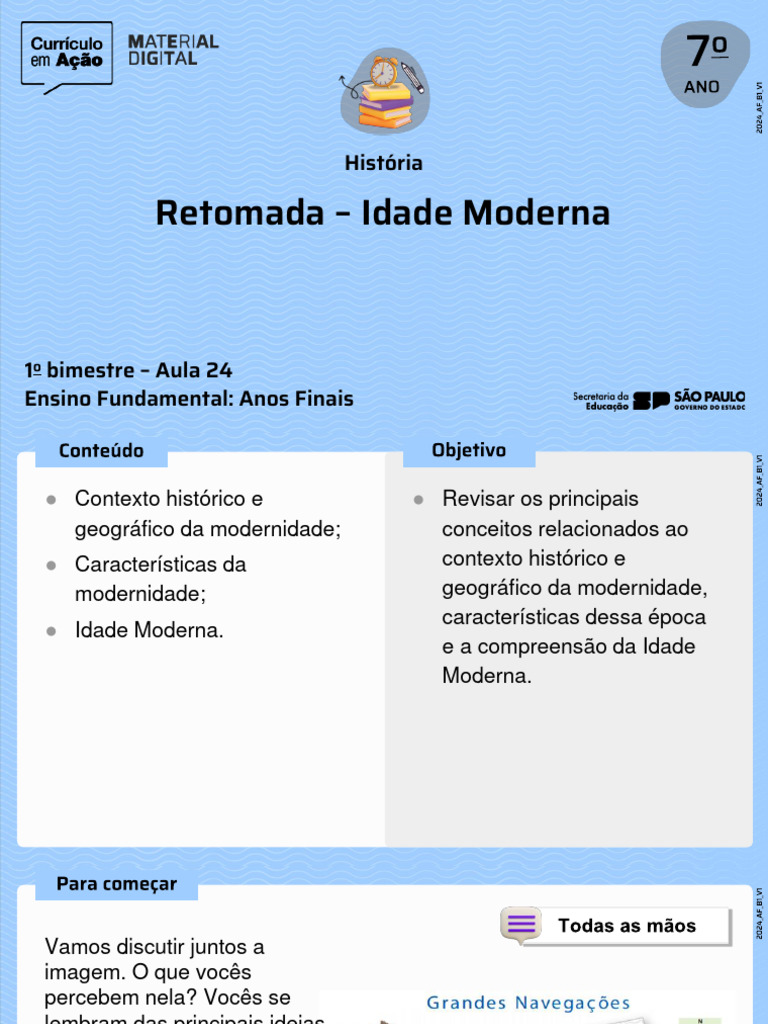 Revisão da Idade Moderna: Conceitos e Transformações | PDF | Idade ...