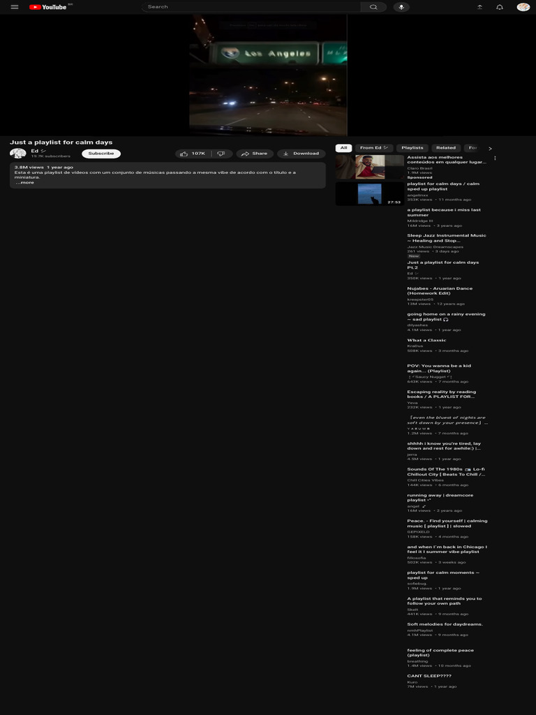 Just A Playlist For Calm Days - YouTube | PDF | Musicology