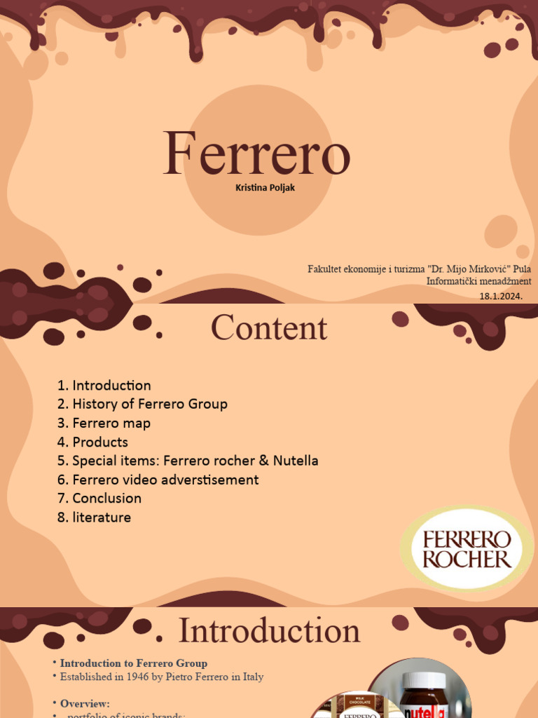 Ferrero | Download Free PDF | Chocolate | Chocolate Industry