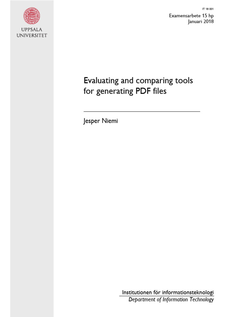 FULLTEXT01 | PDF | Computing | Software