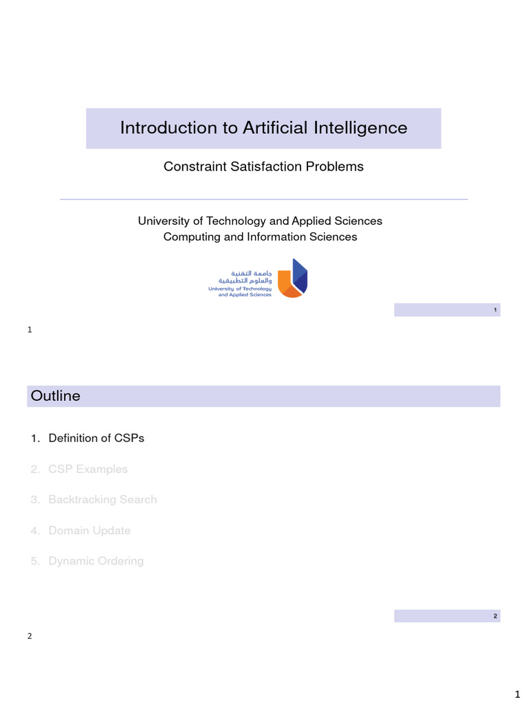 Understanding Constraint Satisfaction Problems | PDF | Applied Mathematics | Theoretical ...