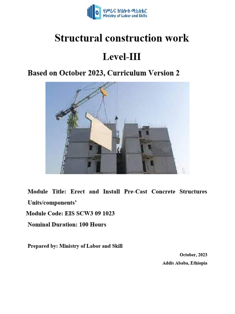 Structural construction work | PDF | Concrete | Precast Concrete