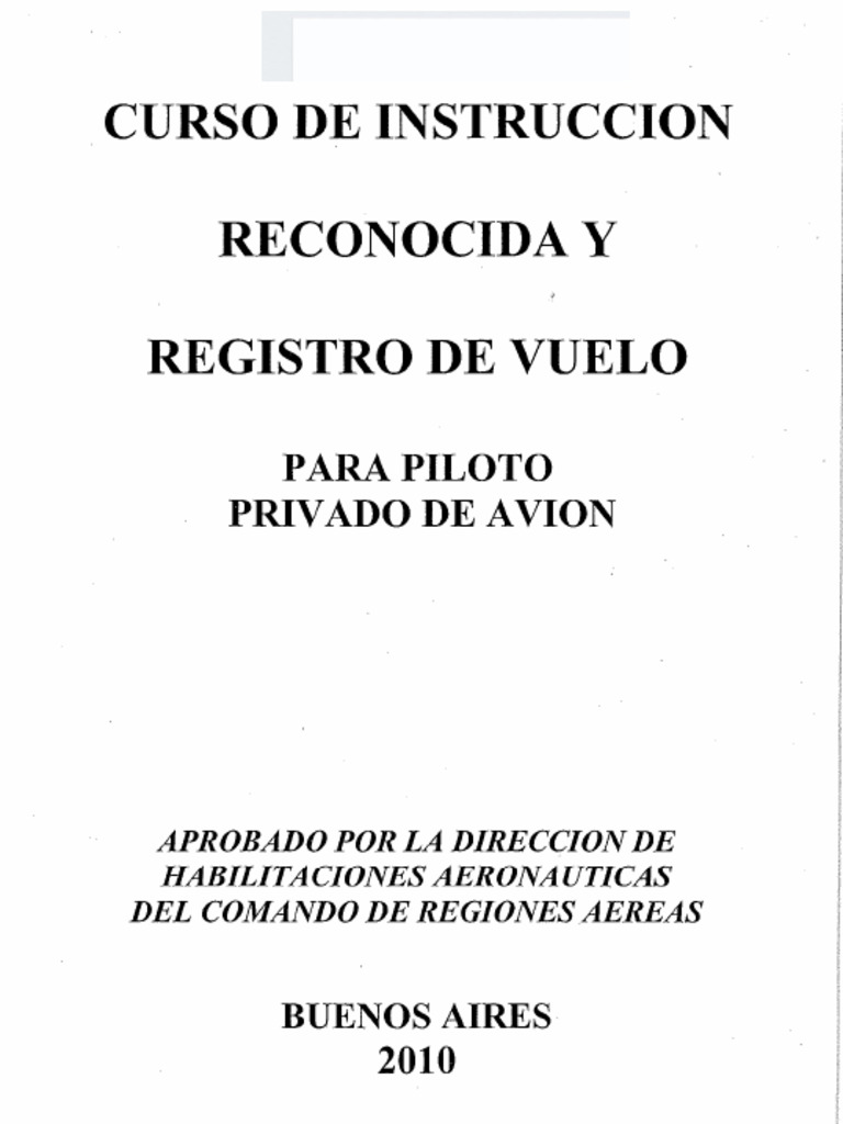 Registro de vuelo | PDF