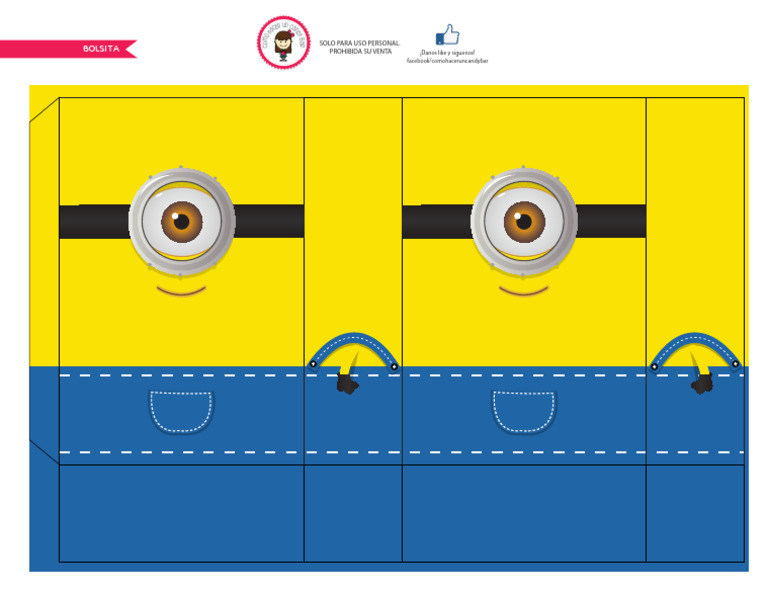 Imprimible Gratis Bolsita De Minions Pdf