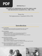 Lesson Plan GR 9 SS History T3 W3 | PDF | Apartheid | Racial Segregation