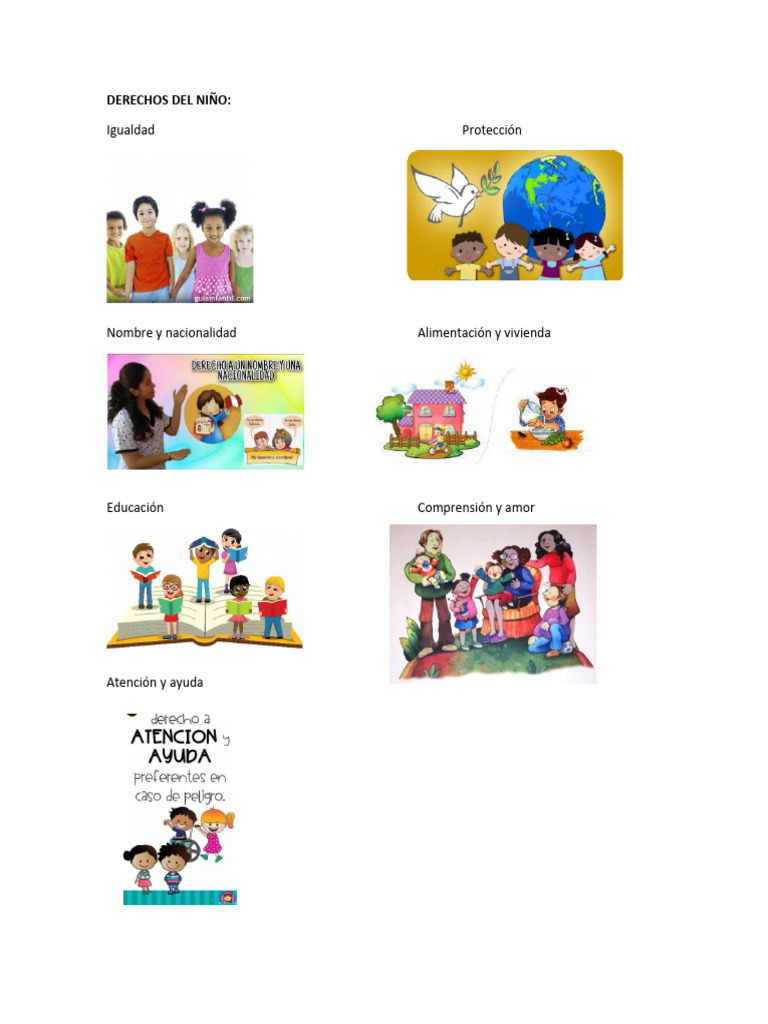 Derechos Del Niño | PDF | Ciencias sociales