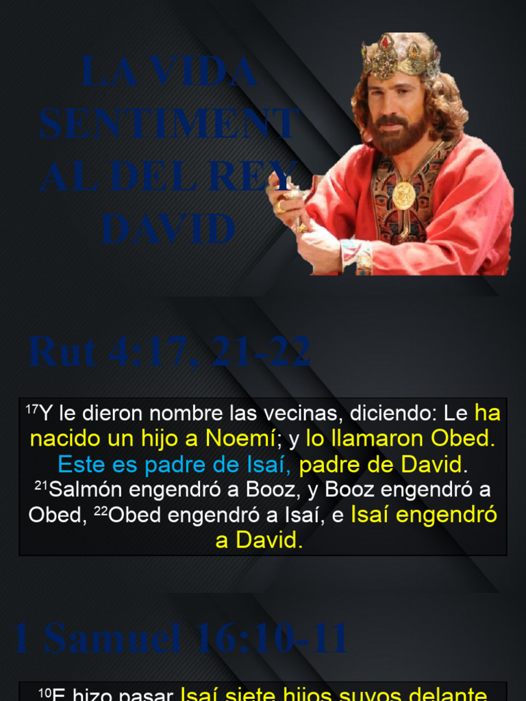 Rey David y Su Familia | PDF | David | Saulo