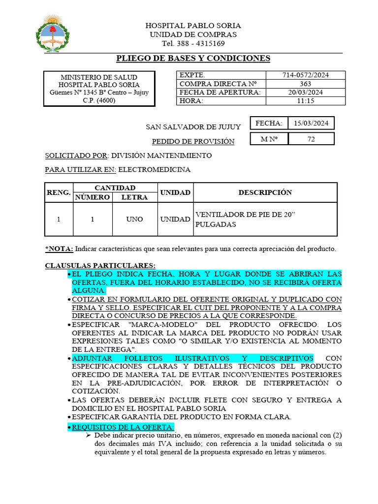 CD 363 - 2024 Ventilador | PDF