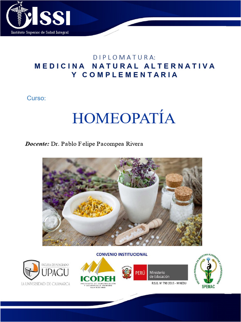 PARTE 1 Homeopatia | PDF | Homeopatía | Medicamentos con receta