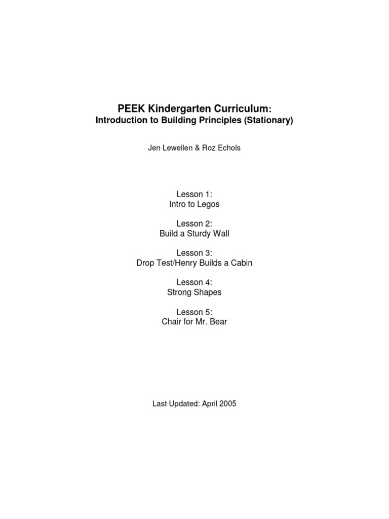 Kindergarten | Download Free PDF | Reading Comprehension | Lego Kindergarten | Download Free PDF | Reading Comprehension | Lego