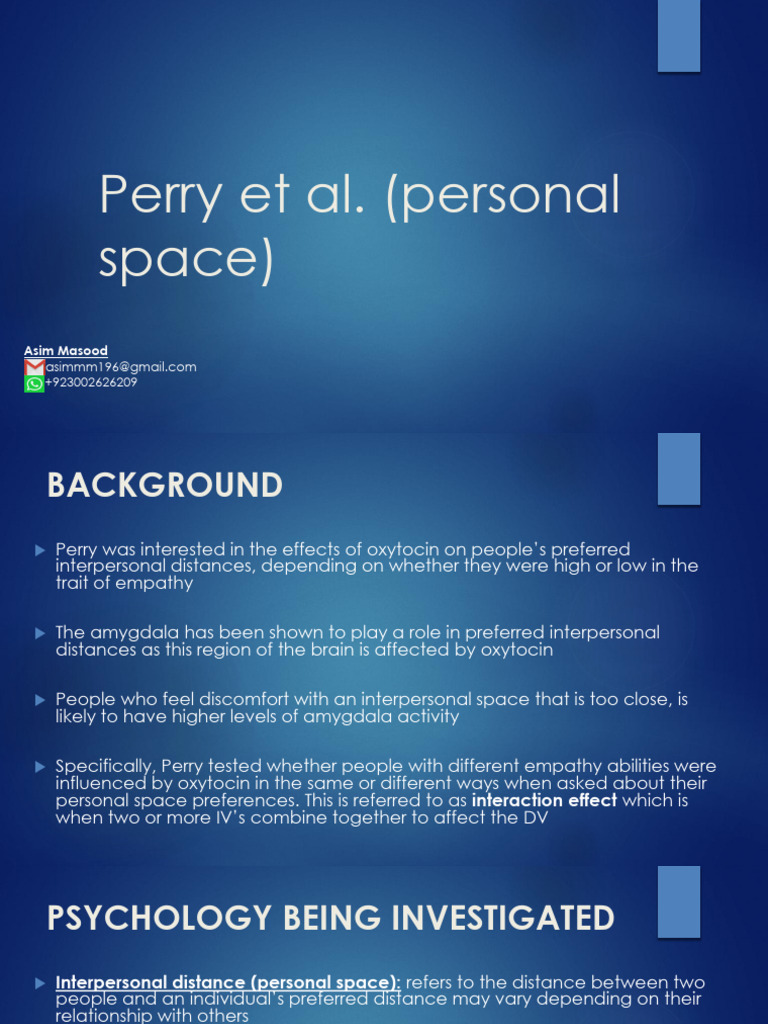 Perry Et Al | Download Free PDF | Experiment | Empathy