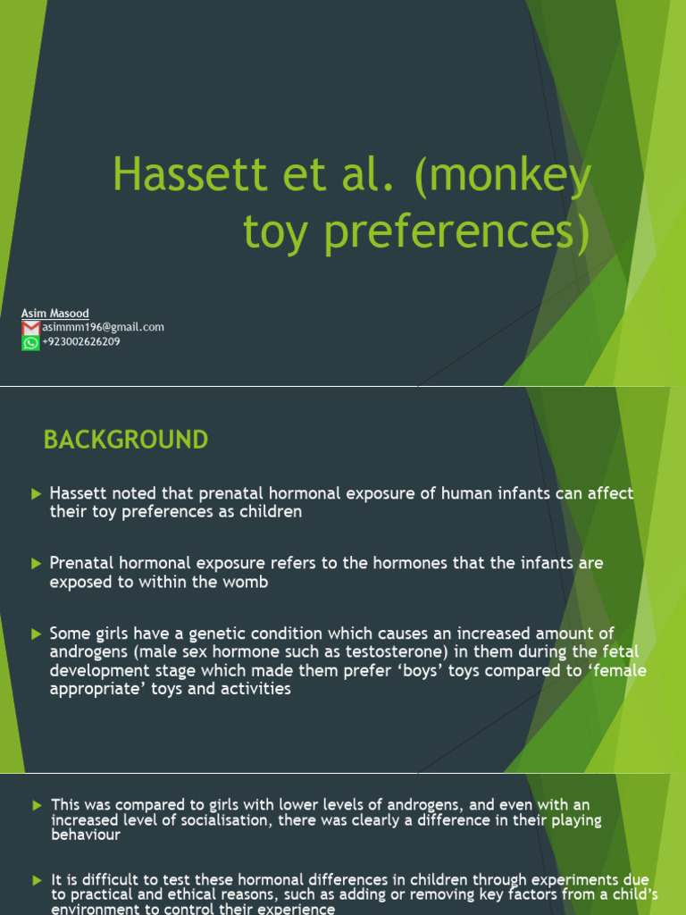 Hassett Et Al | PDF | Socialization | Gender