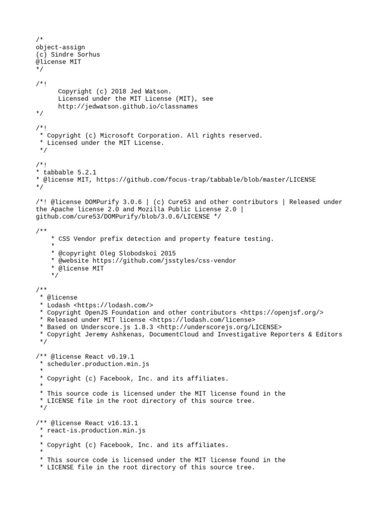 Wallet-Drawer Bundle Js LICENSE | PDF
