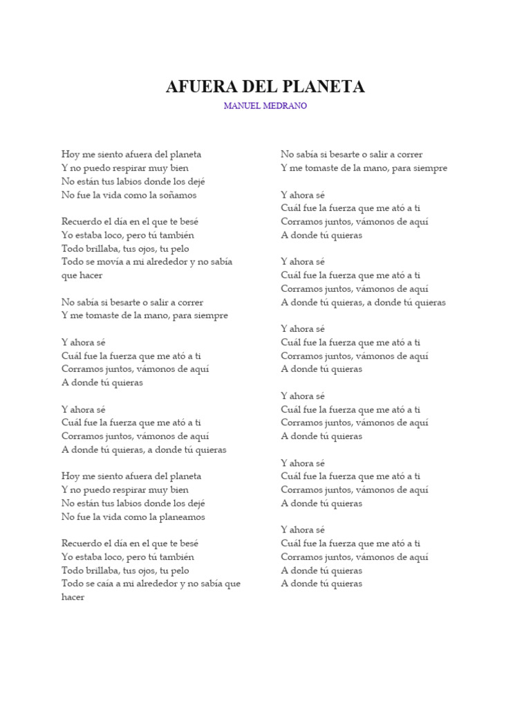 Afuera Del Planeta | PDF