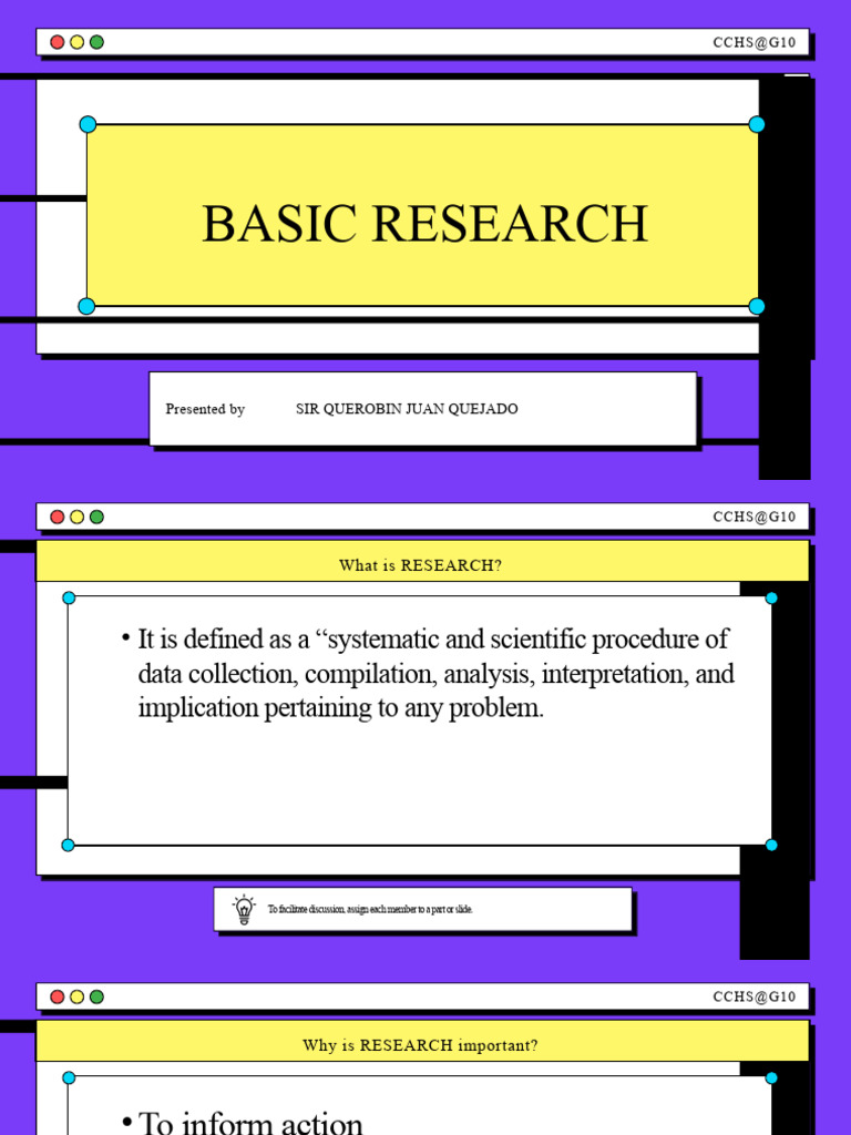 Basic Research - Grade 10 | PDF | Science | Inquiry