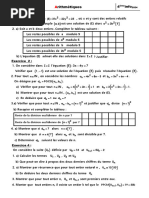 Série D'exercices - Math - Matrices Et Systèmes - Bac Info | PDF | Matrice (Mathématiques ...