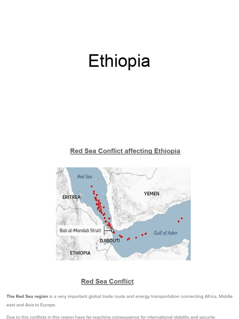 Ethiopia WTO Red Sea Conflict | PDF | World Trade Organization | Ethiopia