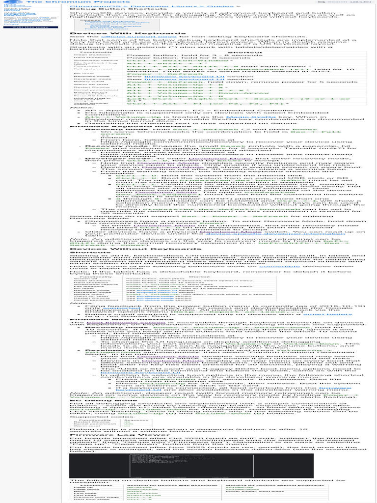 Debug Button Shortcuts | Download Free PDF | Booting | Keyboard Shortcut