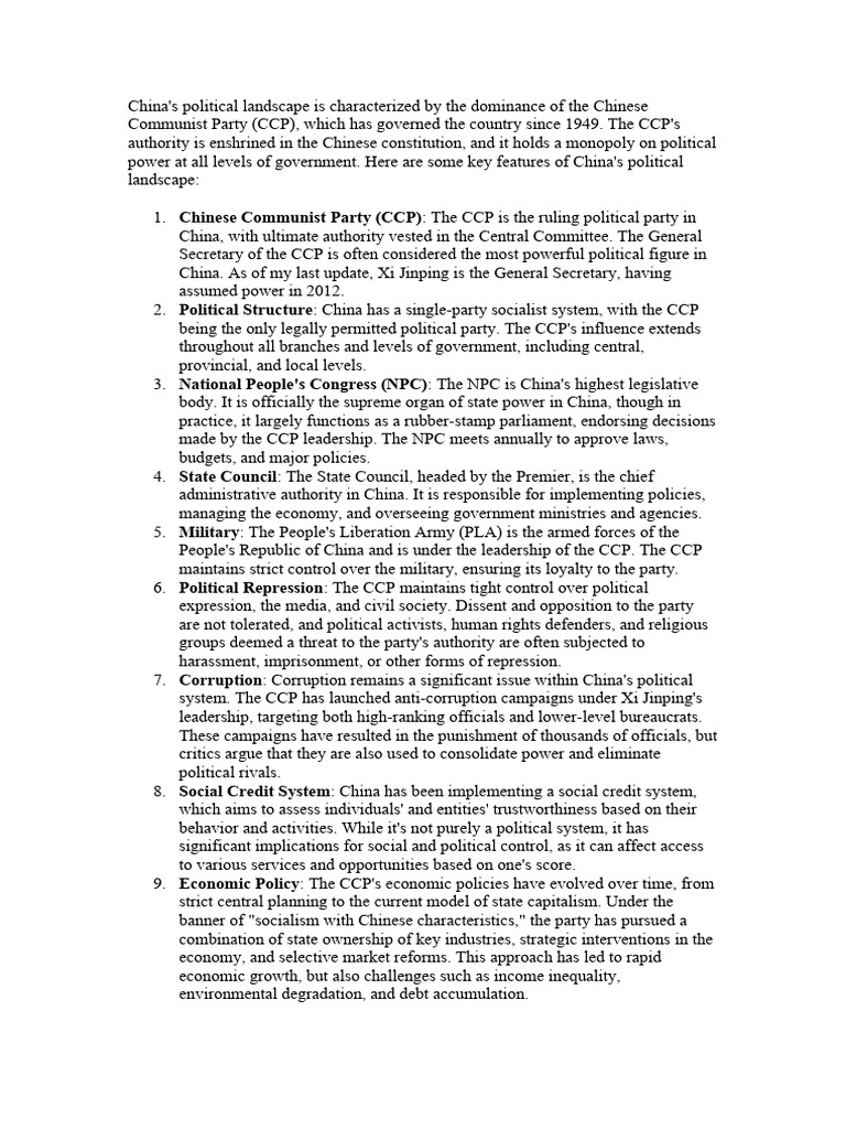 China | PDF | Government Of China | China