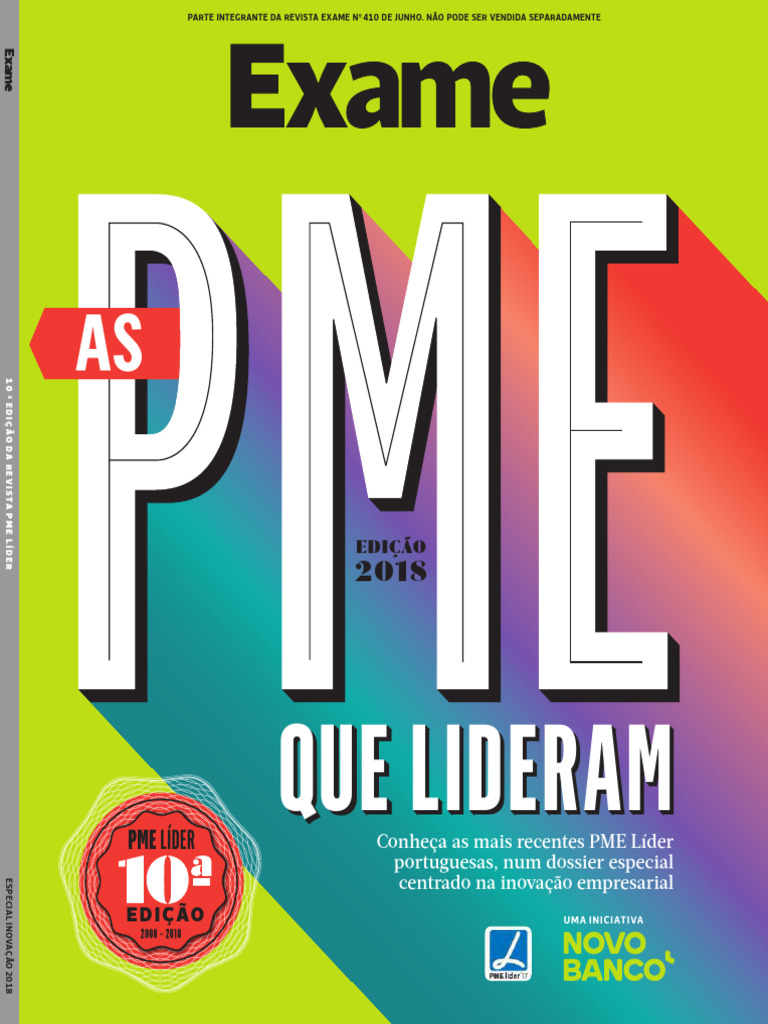 Exame2018 PME | PDF | Inovação | Portugal